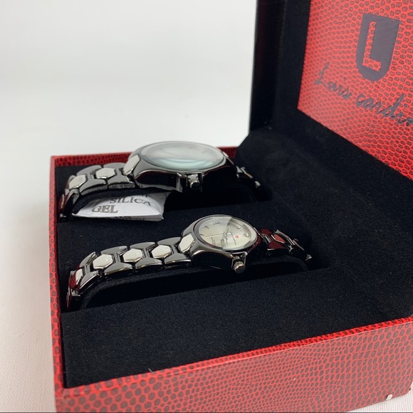 Luis Cardini | Accessories | Luis Cardini His Her Metal Link Set Of ...